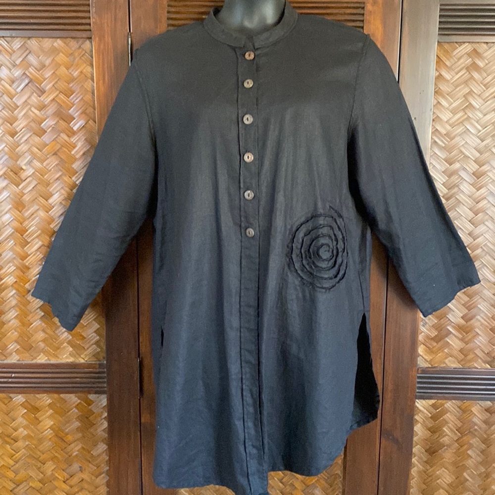 Cheyenne - Linen Tunic L/Xl(3x) - Gem